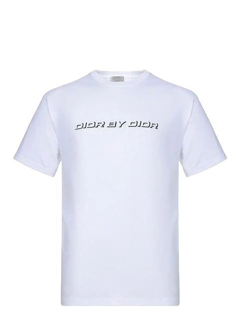 Dior Embroidery Logo Printing Male - White