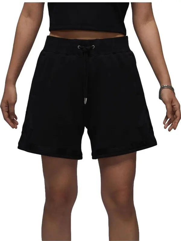 JORDAN Air Flight Diamond Fleece Shorts - Black