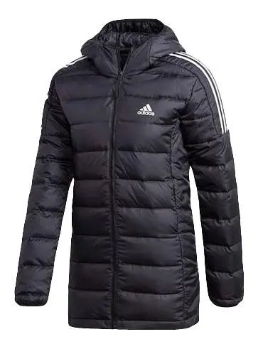 Adidas Lightweight Down Hooded Parka - Black