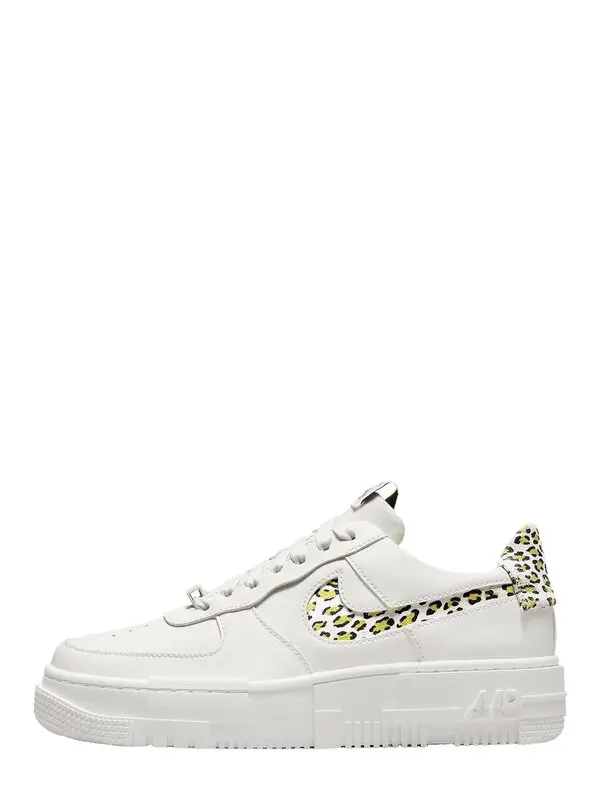 Nike Force 1 Pixel Se Leopard Print Sneakers - White
