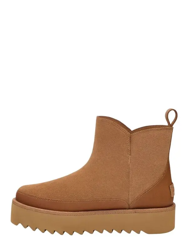 UGG Alina Mini Platform Boots - Chestnut
