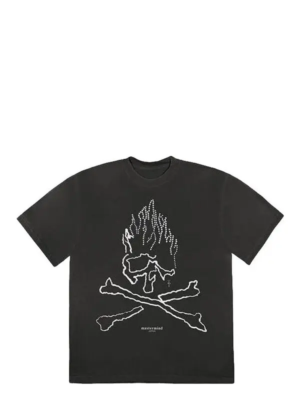 TRAVIS SCOTT Cactus Jack For Mastermind Skull T-shirt - Black
