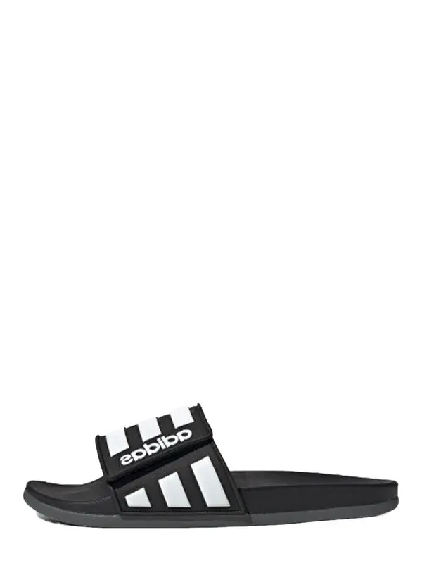 Adidas Adilette Comfort Adjustable Slides - Black