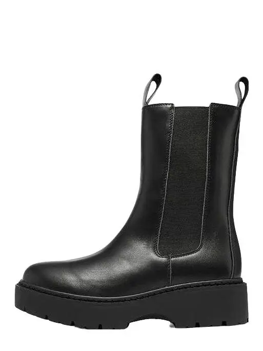 Sketchers Mid Top Chelsea Boot - Black