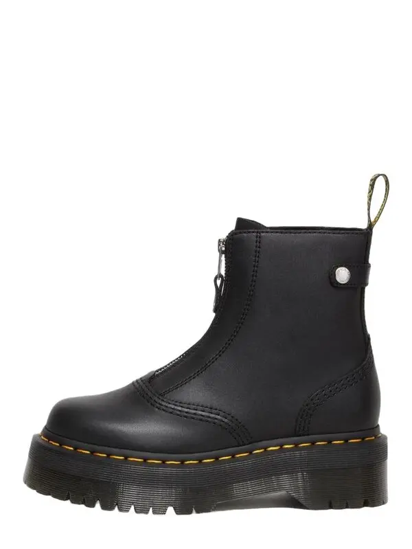 Dr. Martens Jetta Platform Zip-up Boots - Black