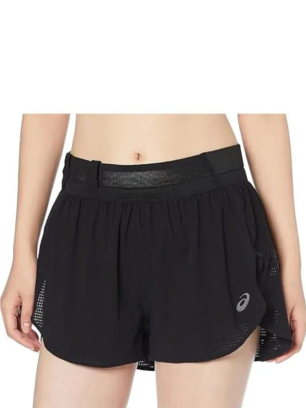 Asics Metarun Split Shorts - Performance Black