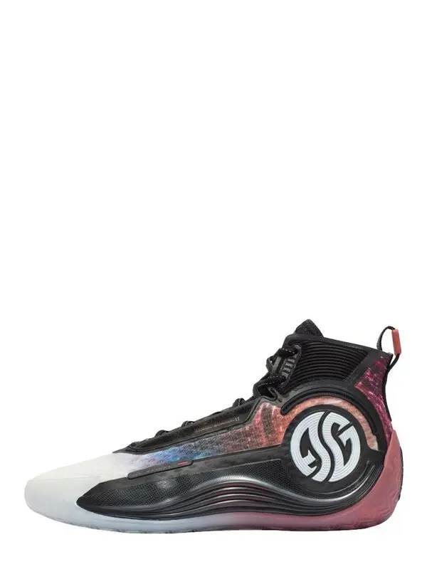 361 DEGREES Ag4 Soar "cosmic Energy" High Top Sneakers - Black/white/purple