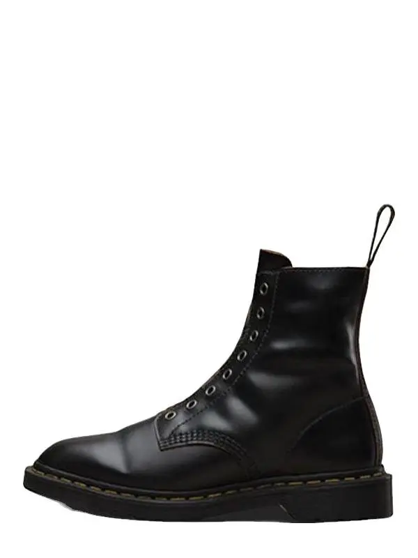 Dr. Martens 1460 Laceless Combat Boots - Black