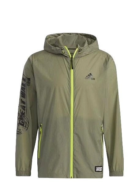Adidas Outdoor Athleisure Hooded Jacket - Green