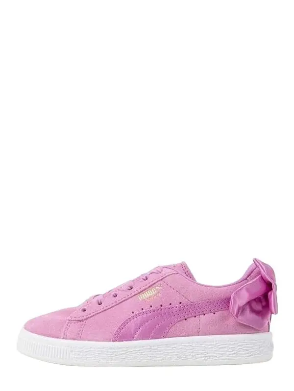PUMA Suede Bow Ac Low Top Sneakers - Pink/blue
