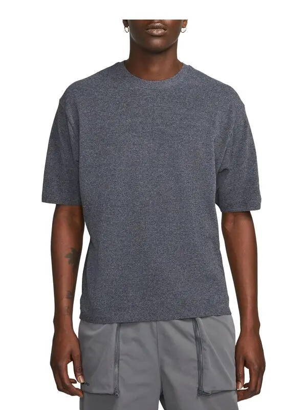 Nike Tech Pack Engineered Knit T-shirt - Grey