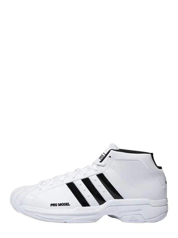 Adidas Pro Model 2g High Top Sneakers - White/black