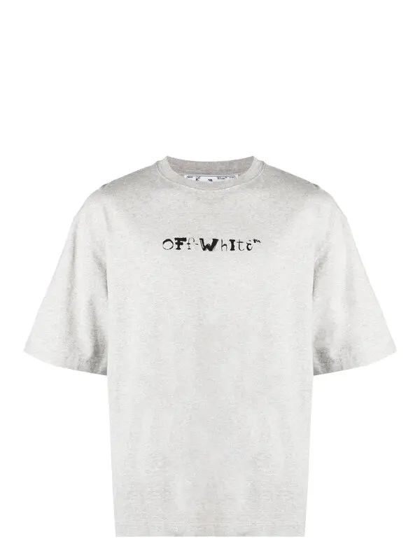 Off-White Crew Neck Tee - Multi-color