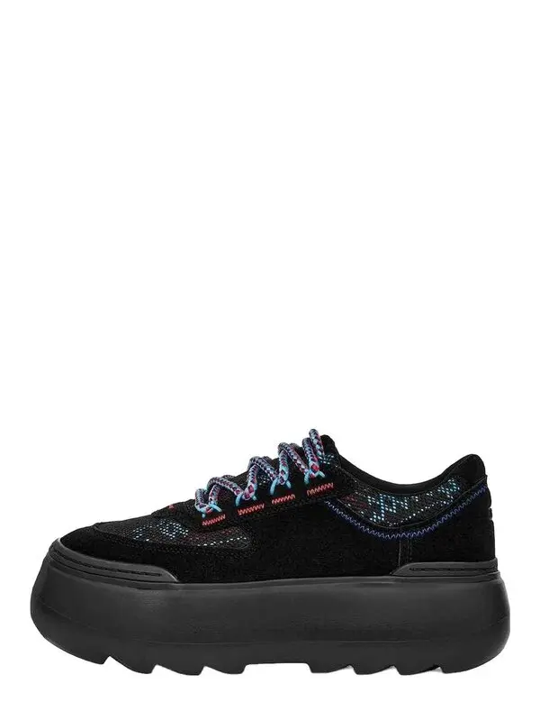 UGG Marin Mega Lace Heritage Braid Sneakers - Black