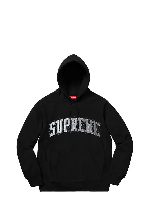 Supreme Water Arc Hooded Sweatshirt - Black