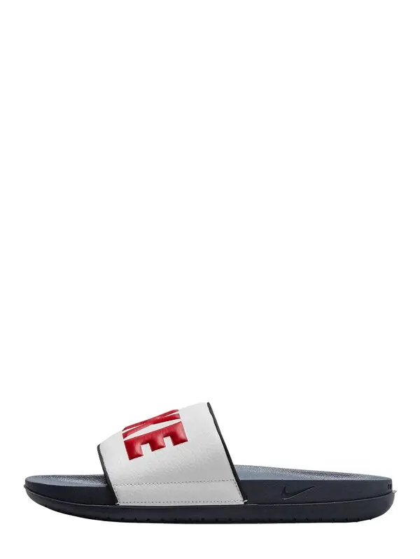 Nike Offcourt Slide - White/obsidian/gym Red