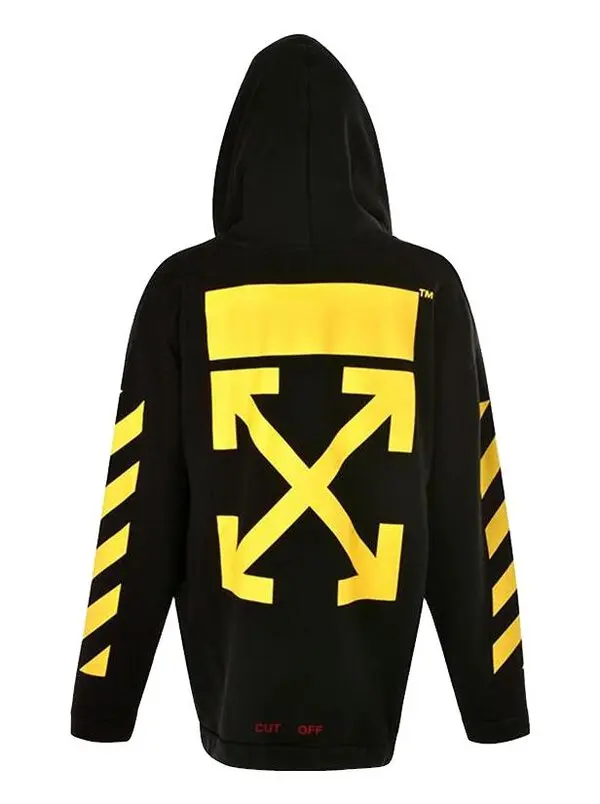 Off-White Arrows Sketch Logo Hoodie - Black