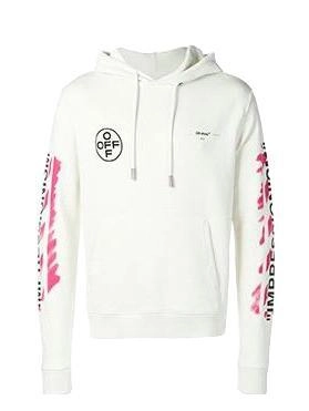 Off-White Logo Hoodie - White