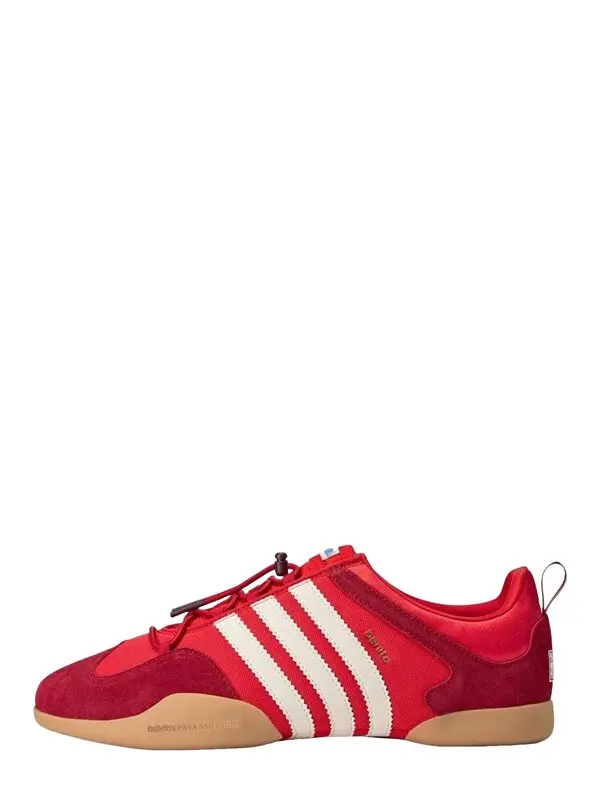 Adidas X Bad Bunny 'flamboyan' Ballerina Sneakers - Vivid Red/cloud White/power Red
