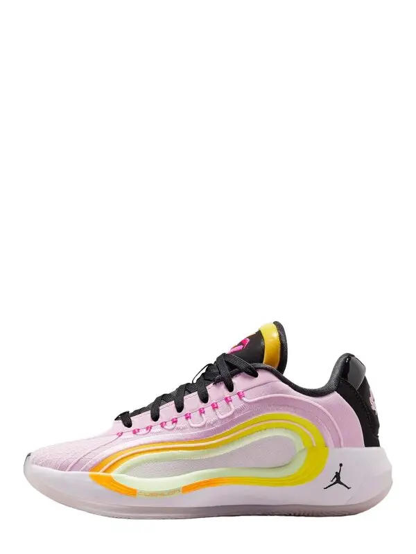 JORDAN Luka 4 'gone Fishing' Sneakers - Light Arctic Pink/black/opti Yellow