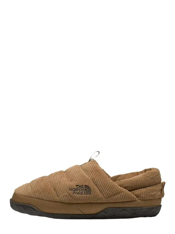 The North Face Corduroy Nuptse Mules - Brown/black