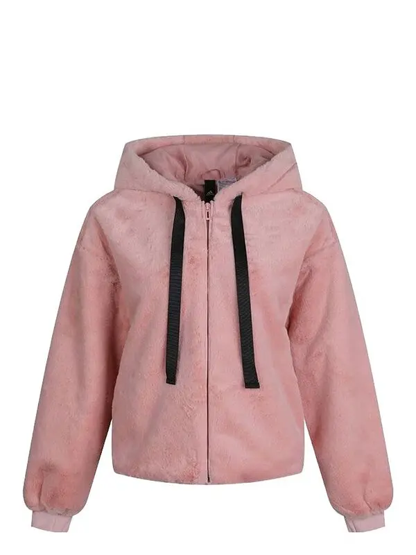 Adidas Style Fur Hooded Jacket - Default Color