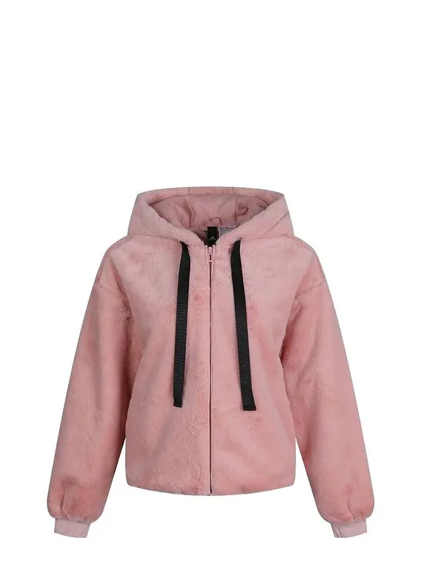 Adidas Style Fur Hooded Jacket - Default Color