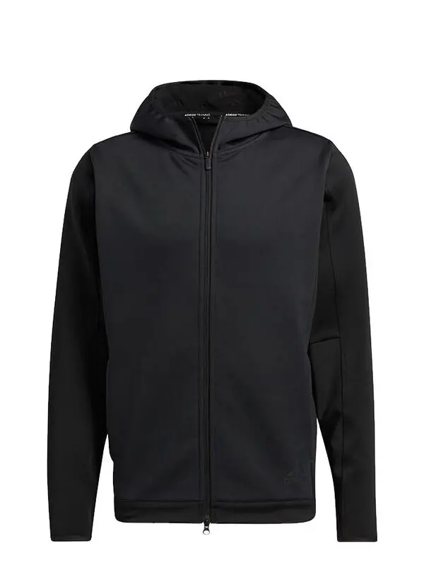 Adidas Winterized Training Sports Hooded Jacket - Black