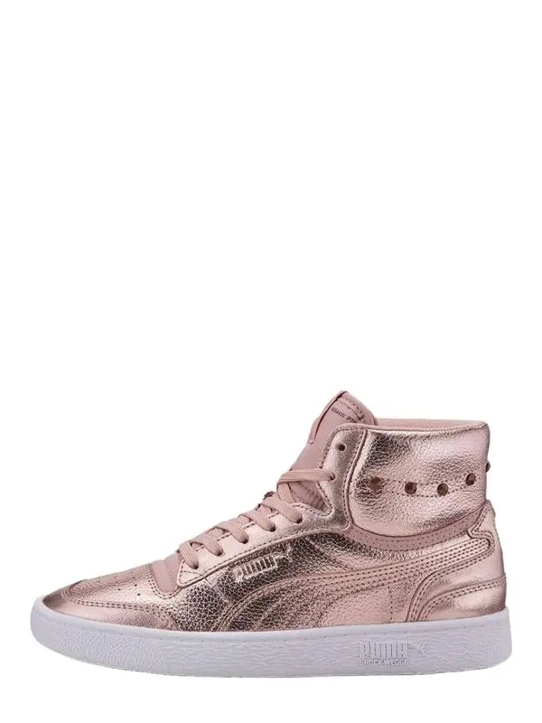 PUMA Ralph Sampson Mid 'glitz Pale Mauve' Sneakers - Goldpink