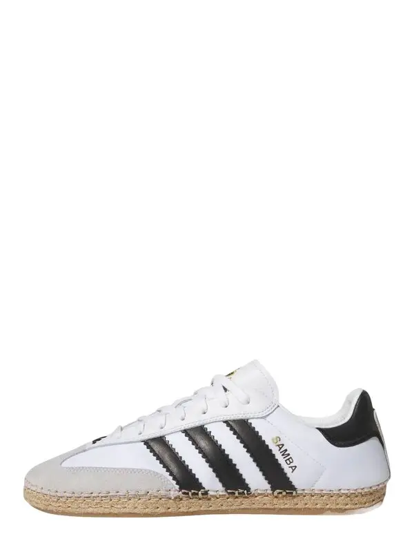 Adidas X Edison Chen Samba Espadrille - White/black/light Brown