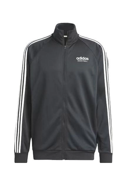 Adidas Basketball Select Track Jacket - Carbon/white