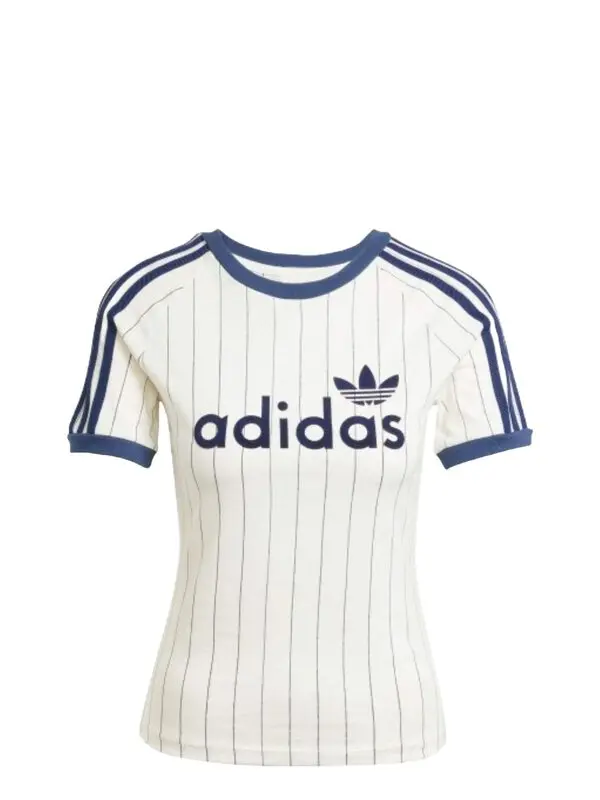 Adidas Linear Graphic T-shirt - White/blue