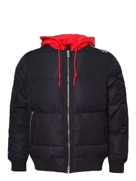 CONVERSE Court Down Bomber Jacket - Black/red