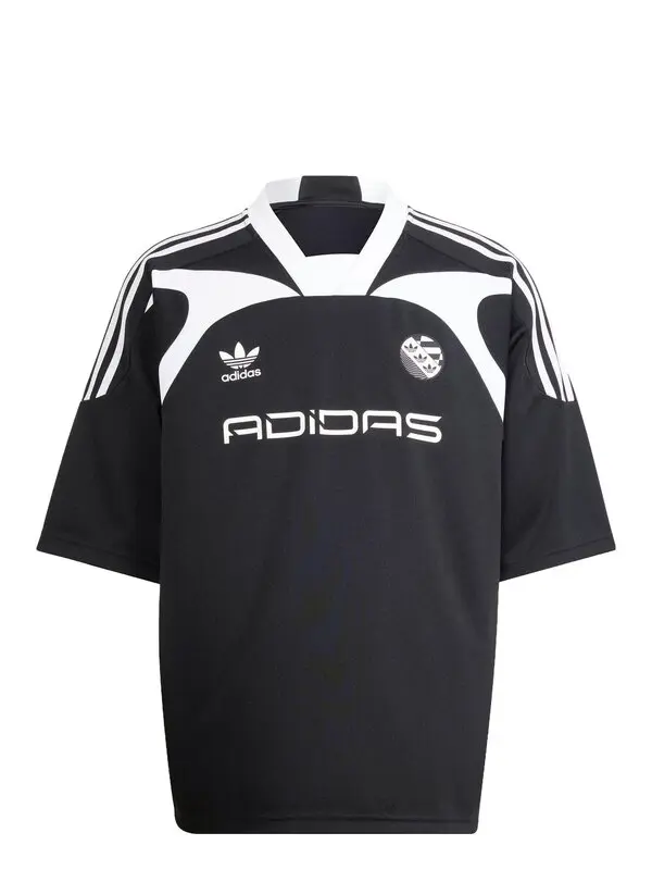 Adidas Adilenium Oversized V-neck Jersey - Black/white