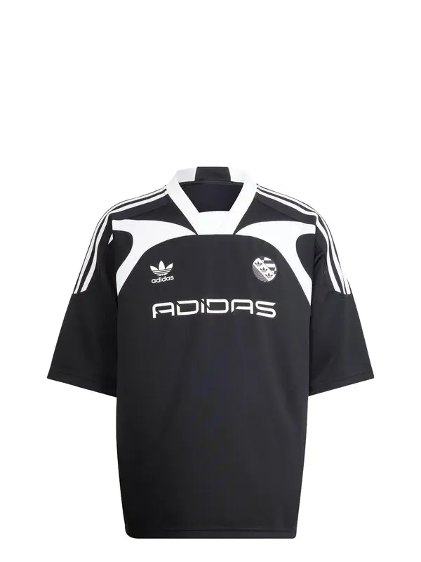Adidas Adilenium Oversized V-neck Jersey - Black/white
