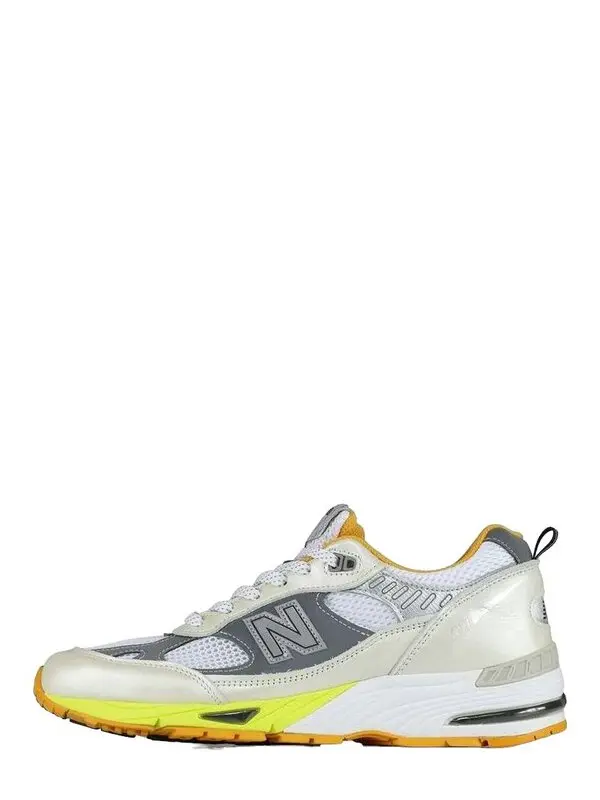 NEW BALANCE Aries X 991 Made In England Sneakers - White