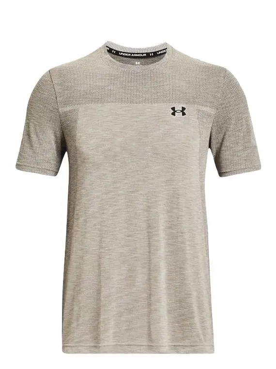 Under Armour Seamless T-shirt - Summit White/black