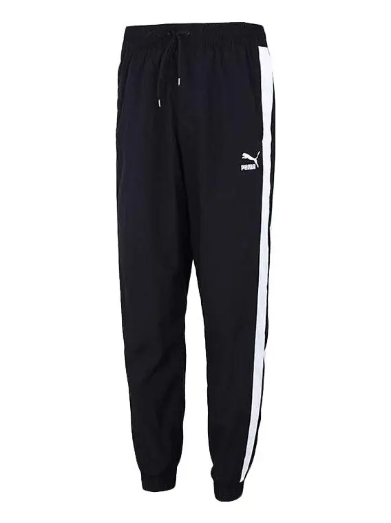 PUMA Iconic T7 Track Pants 'black - Black/white