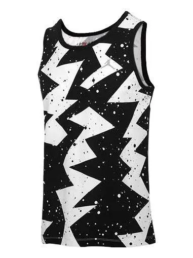 JORDAN Graphic Print Basketball Tank - Blackwhite