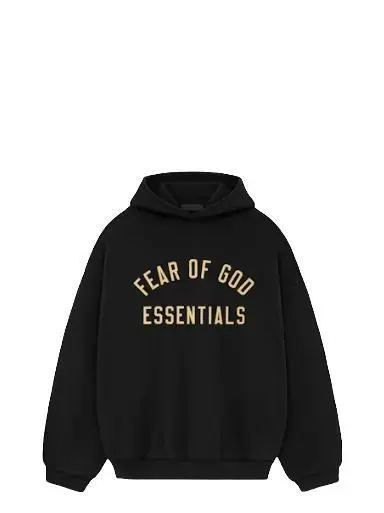 Fear Of God Fleece Ii Hoodie - Black