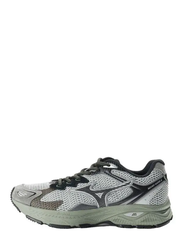 Mizuno Racer S Athletic Sneakers - Grey/green
