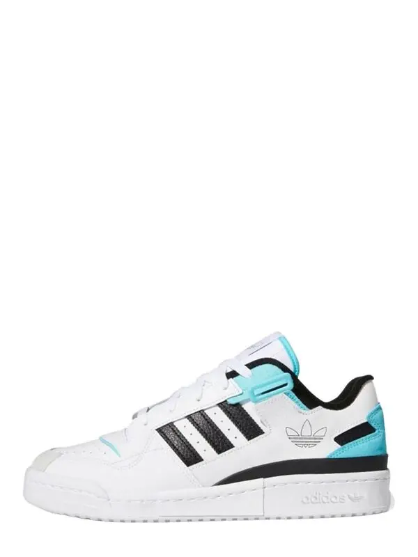Adidas Forum Exhibit Low Sneakers - White/blue/black