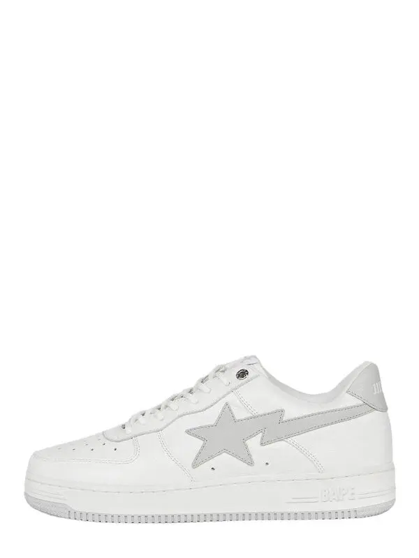 A BATHING APE X Jjjjound Sta Low Top Sneakers - White/grey