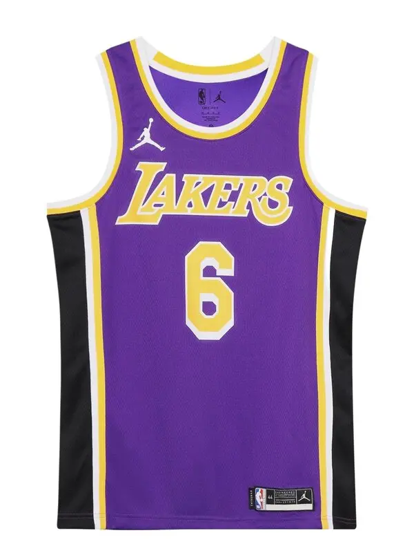 Nike Los Angeles Lakers Lebron James No. 6 Jersey - Purple