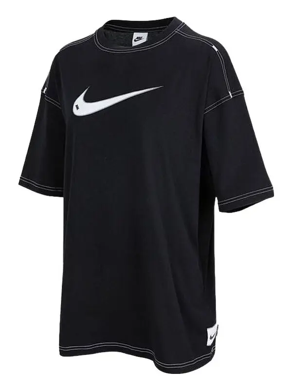Nike Ss22 Logo Printing Casual Round Neck Short Sleeve T-shirt - Default Color