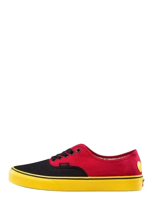 VANS X Disney Authentic "mickey" Sneakers - Red/black/yellow