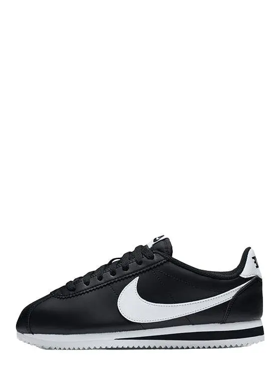 Nike Classic Cortez Leather Sneakers - Black/white