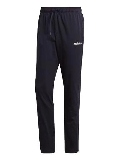 Adidas Knitted Running Casual Sports Long Pants - Black