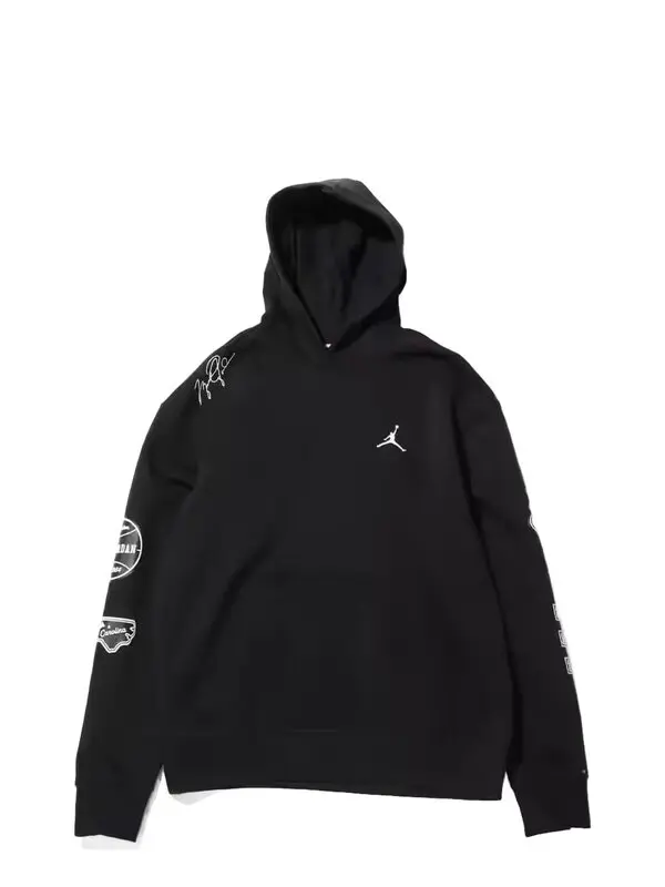 JORDAN Knitted Pullover Hoodie - Black