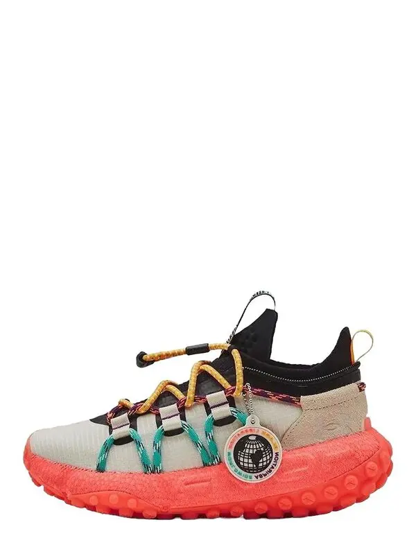 Under Armour Hovr Summit Fat Tire "black History Month" Sneakers - Stone/black/orange